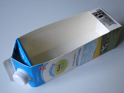 Storage – make free and excellent sorting bins out of Tetra Pak fluid ...