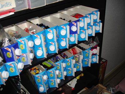 Storage – make free and excellent sorting bins out of Tetra Pak fluid ...