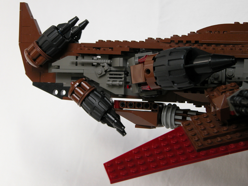 67 Longship - Engines and guns